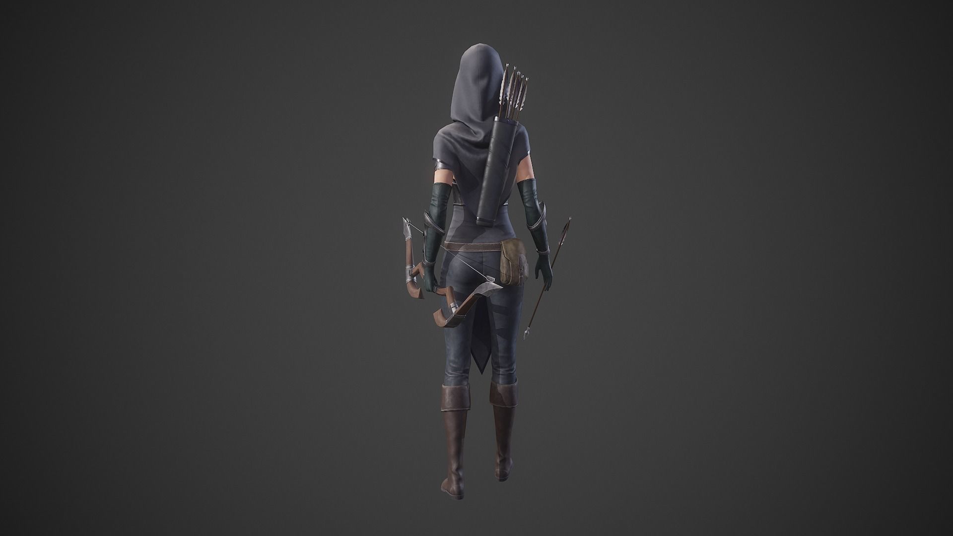 3D model Archer VR / AR / low-poly | CGTrader