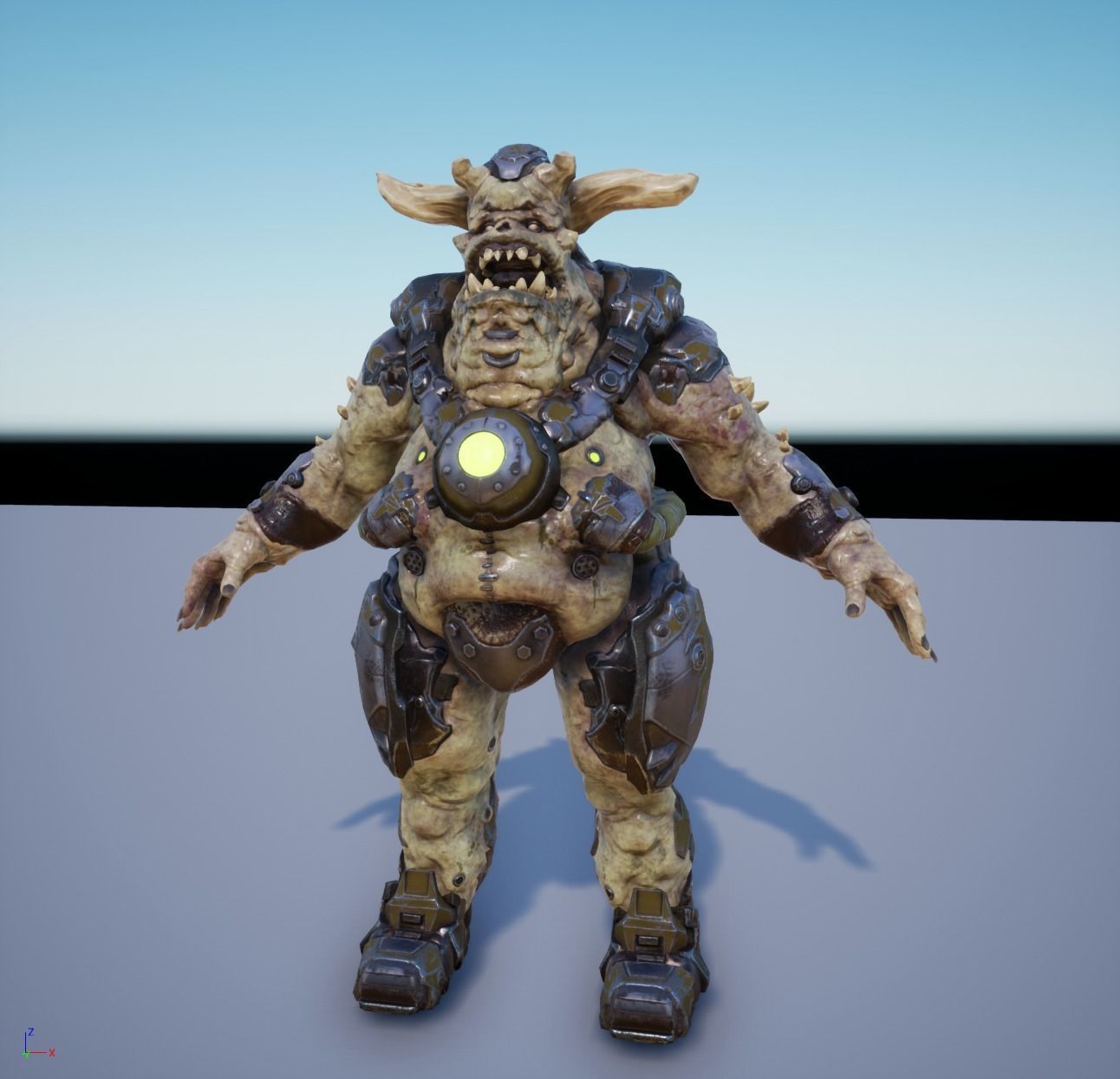 3D model Demon soldier VR / AR / low-poly rigged animated | CGTrader