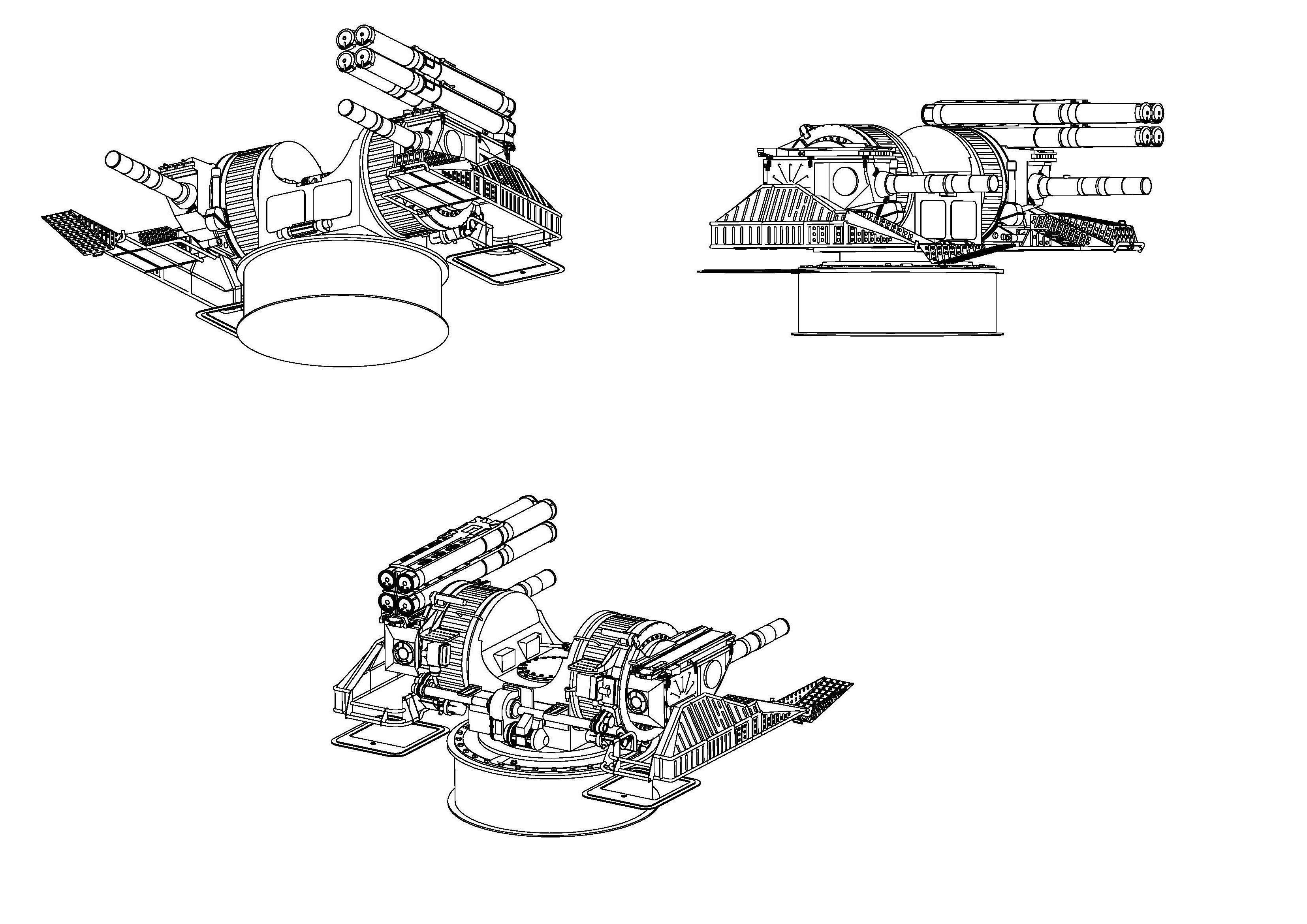 Russian 3K87 Kashtan CIWS 3D model | CGTrader