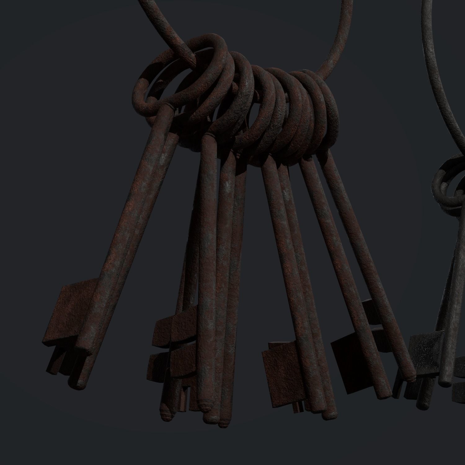 3D model Old Keys set VR / AR / low-poly | CGTrader