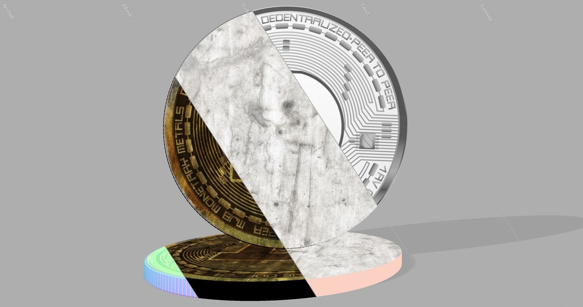 Dogecoin 3D model | CGTrader