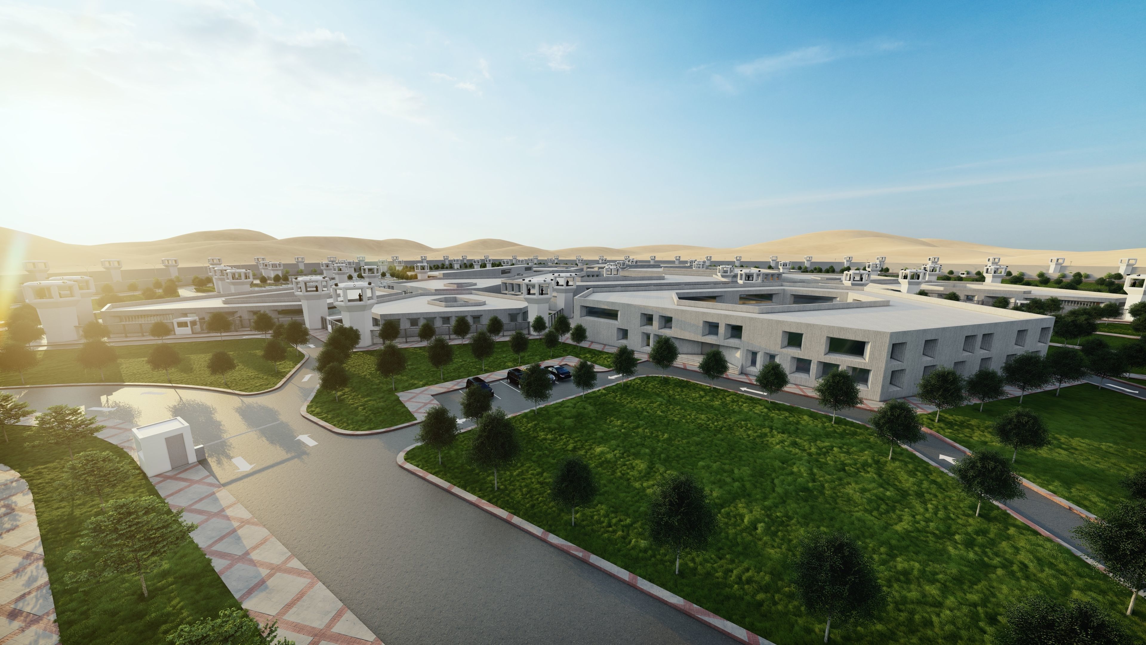 prison project 3D model animated | CGTrader