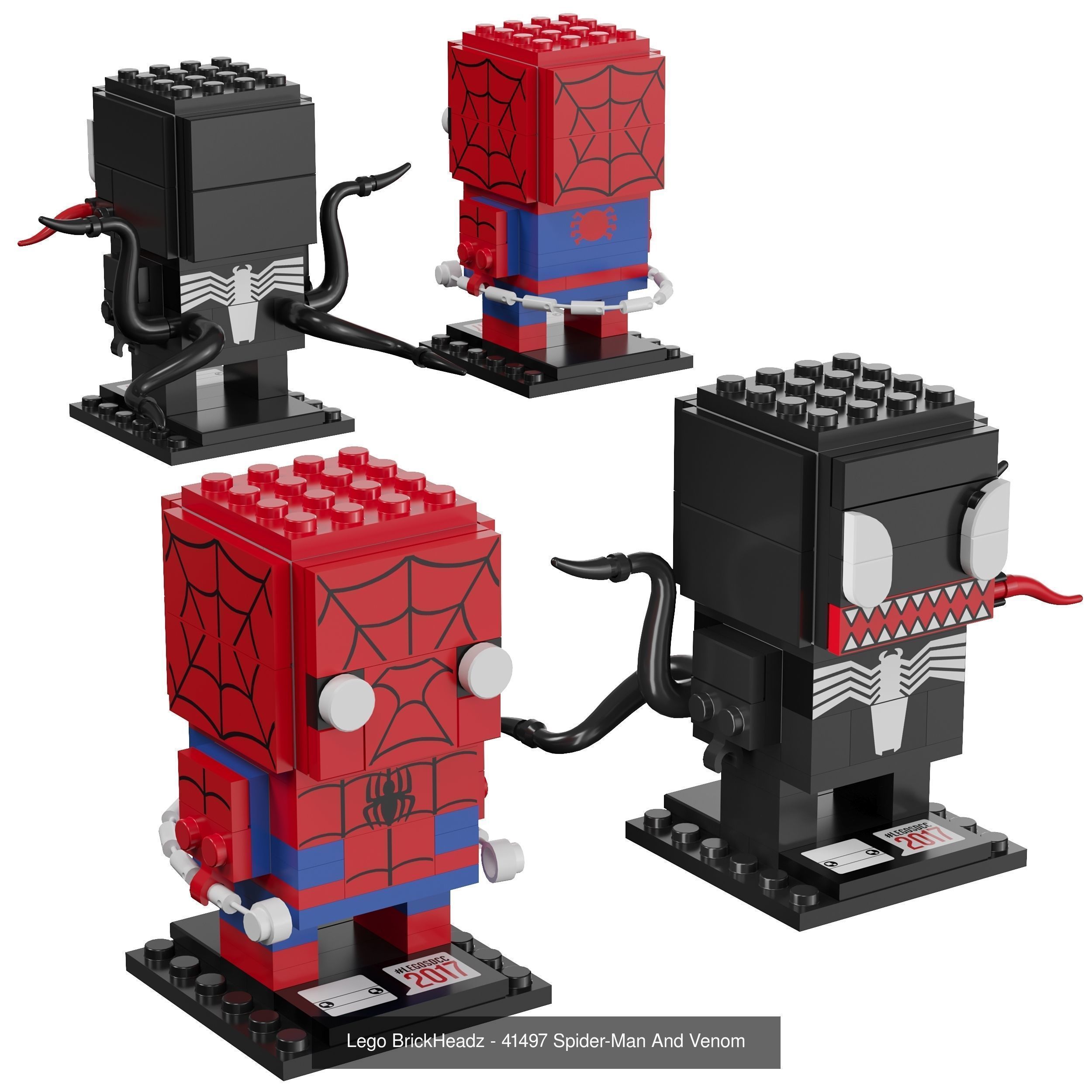Lego BrickHeadz - Marvel Super Heroes Collection | CGTrader