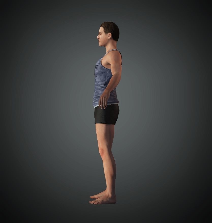 Unity Digital Human HS019 free 3D model animated rigged | CGTrader