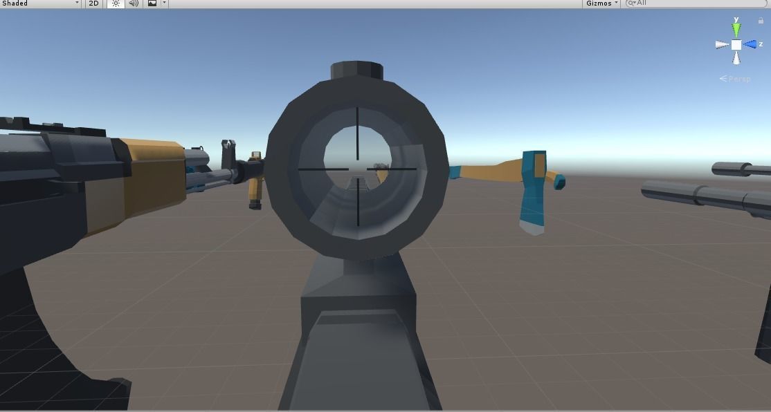 3D model Low poly pack guns Animated - AK-47 - M16 - AR15 -UZI- 3D ...