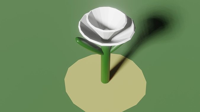 Simple Flower free 3D model | CGTrader