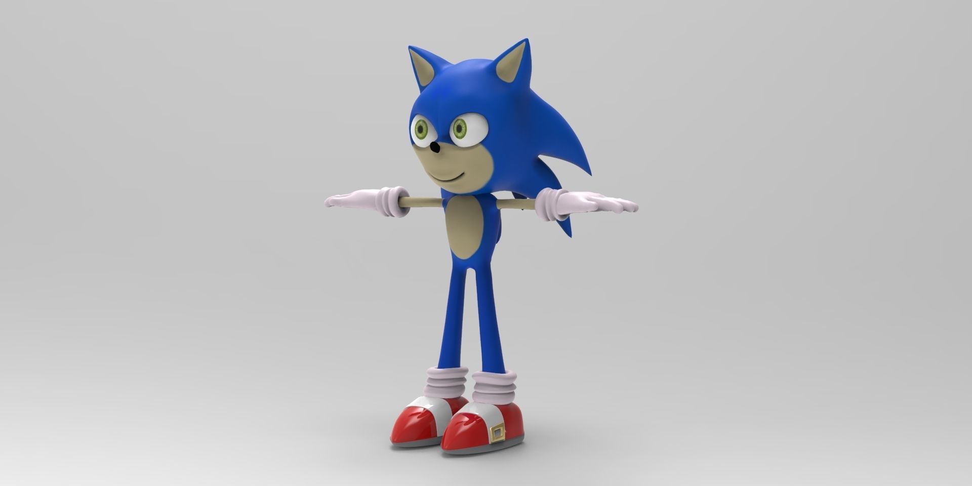 Sonic the hedgehog 3D model | CGTrader