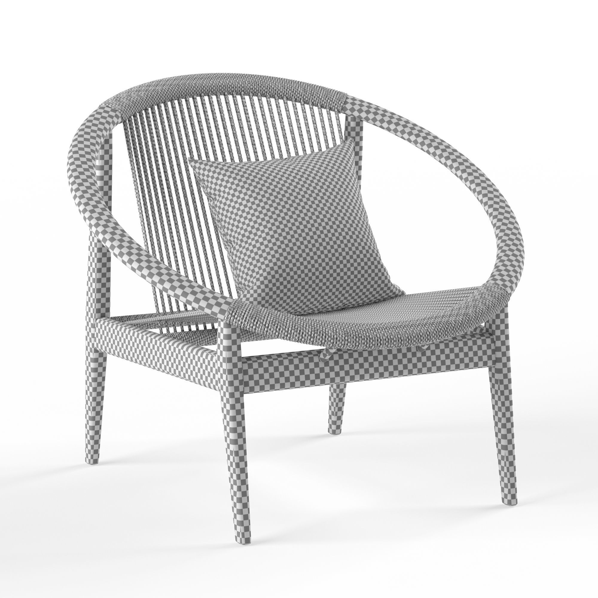 Frida lounge chair 3D model | CGTrader