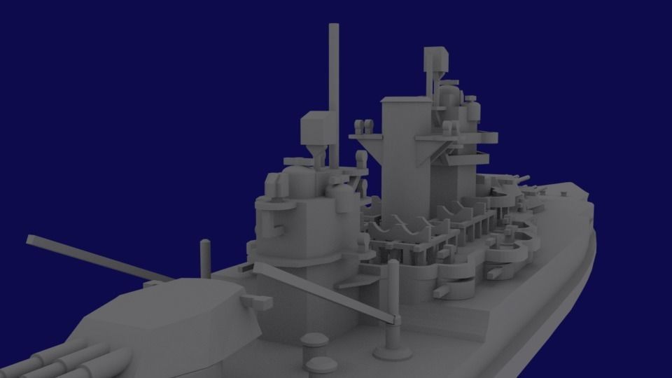 USS New Mexico BB-40 3D model 3D printable | CGTrader