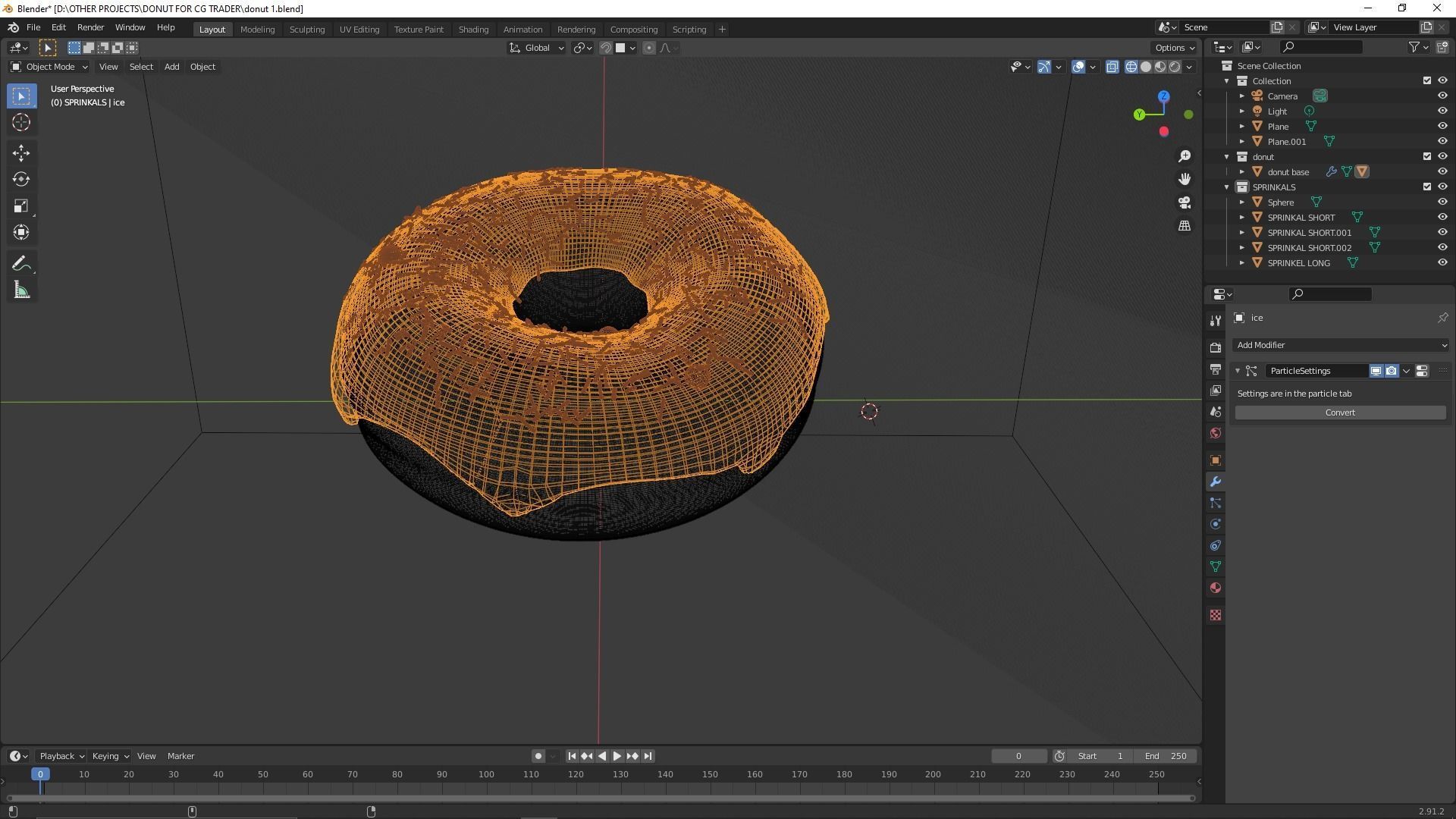REALISTIC DONUT free 3D model | CGTrader
