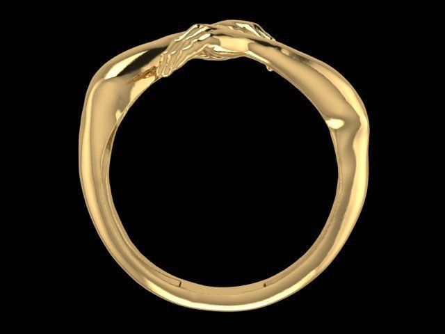 Hug ring 3D model 3D printable | CGTrader