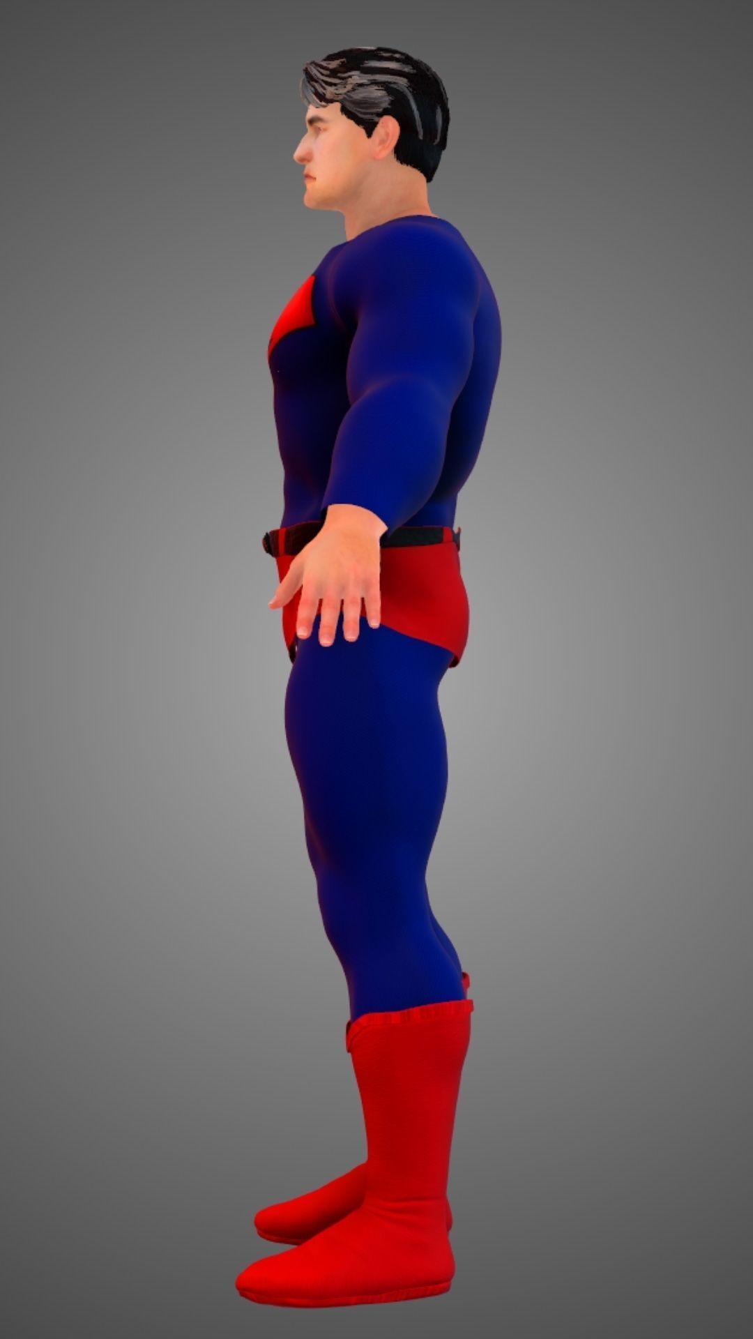Superman - Kingdom Come 3D model rigged | CGTrader