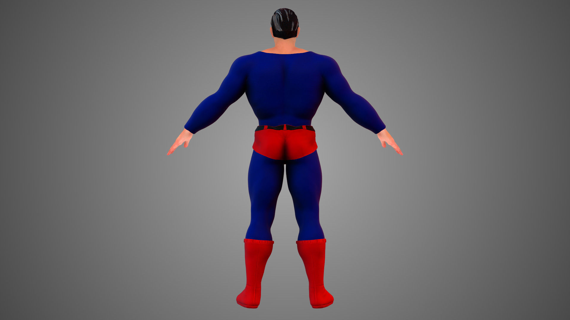 Superman - Kingdom Come 3D model rigged | CGTrader