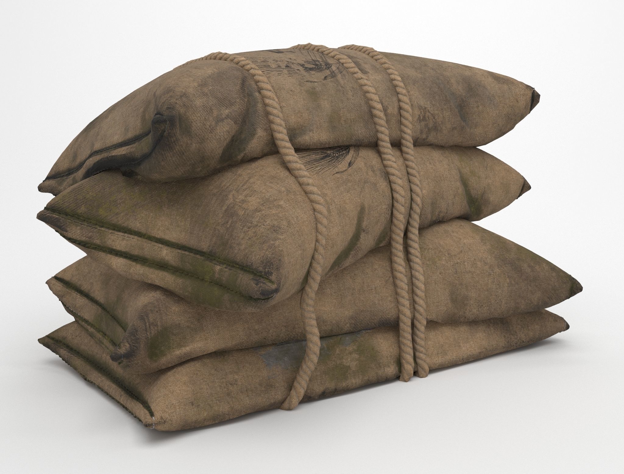 3D asset Old Medival Sacks | CGTrader