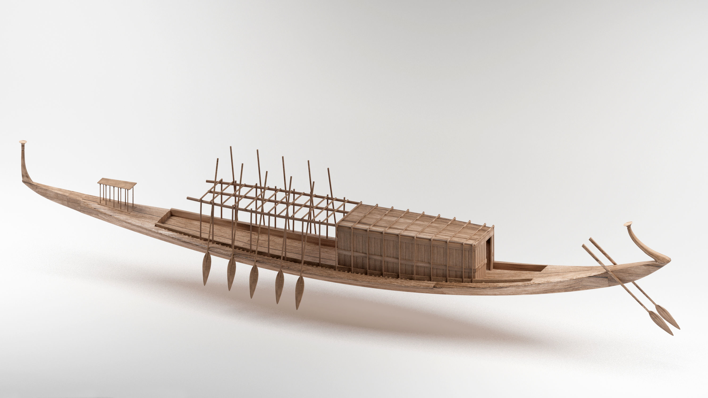 Khufu Ship 3D model | CGTrader