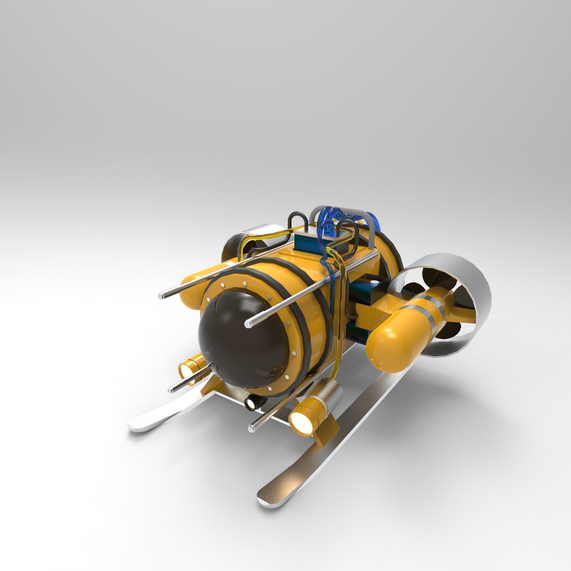 ROV Remotely operated underwater vehicle 3D model | CGTrader