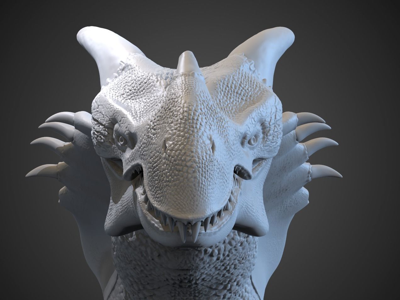 Volcano Dragon PBR 3D model | CGTrader