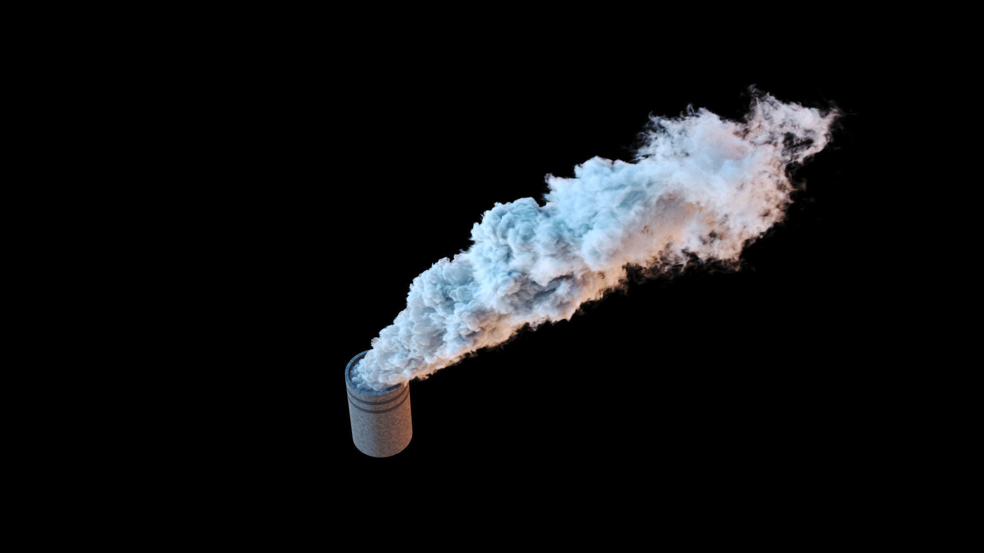 Chimney Smoke VDB 20s sequence 3D model animated | CGTrader