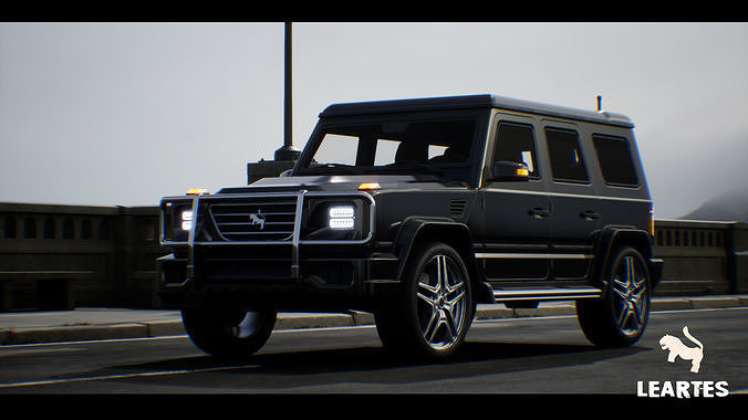 3D model SUV 01 Driveable Animated Realistic VR / AR / low-poly rigged ...