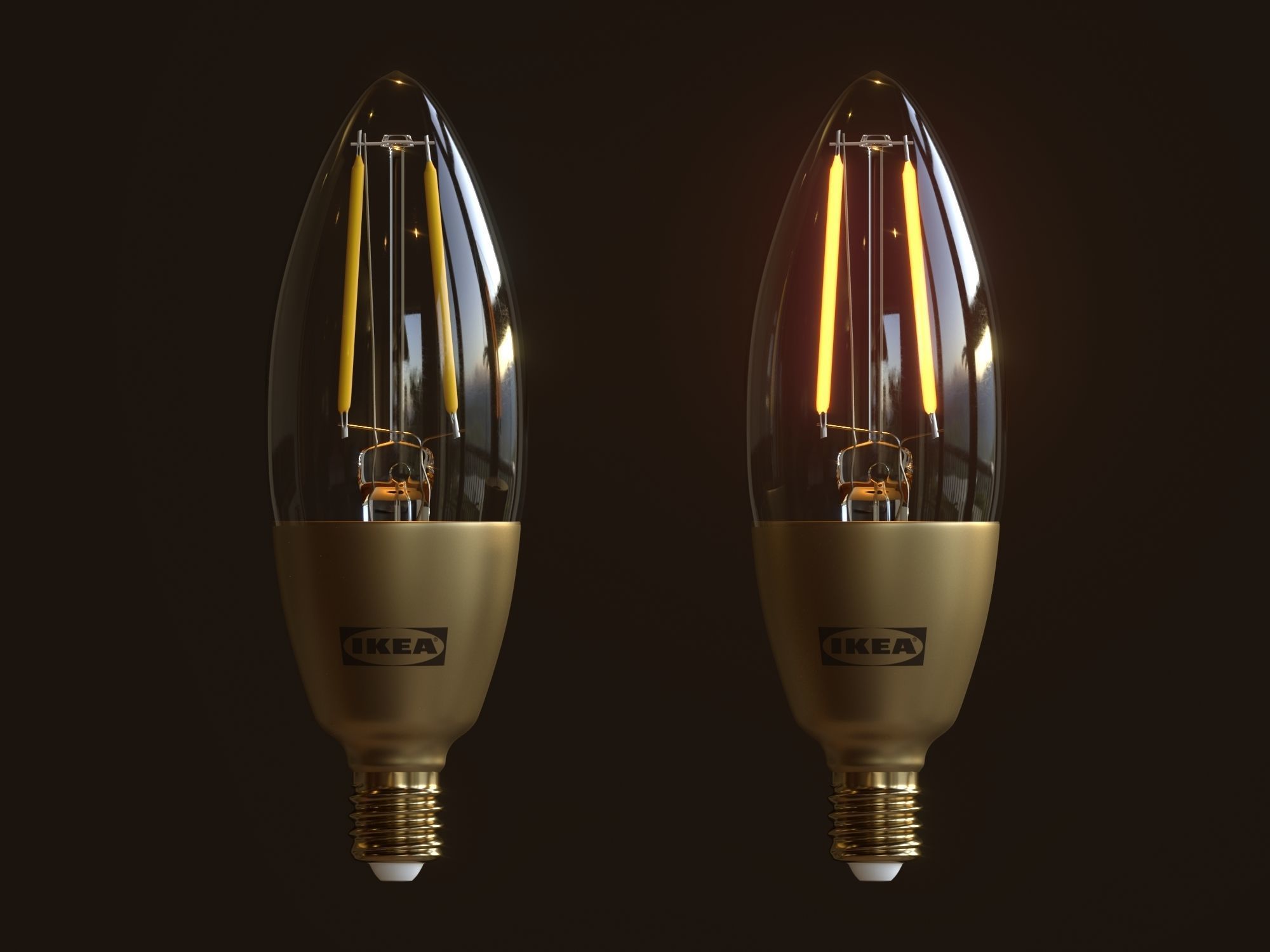 Rollsbo Led Bulb IKEA 3D model | CGTrader