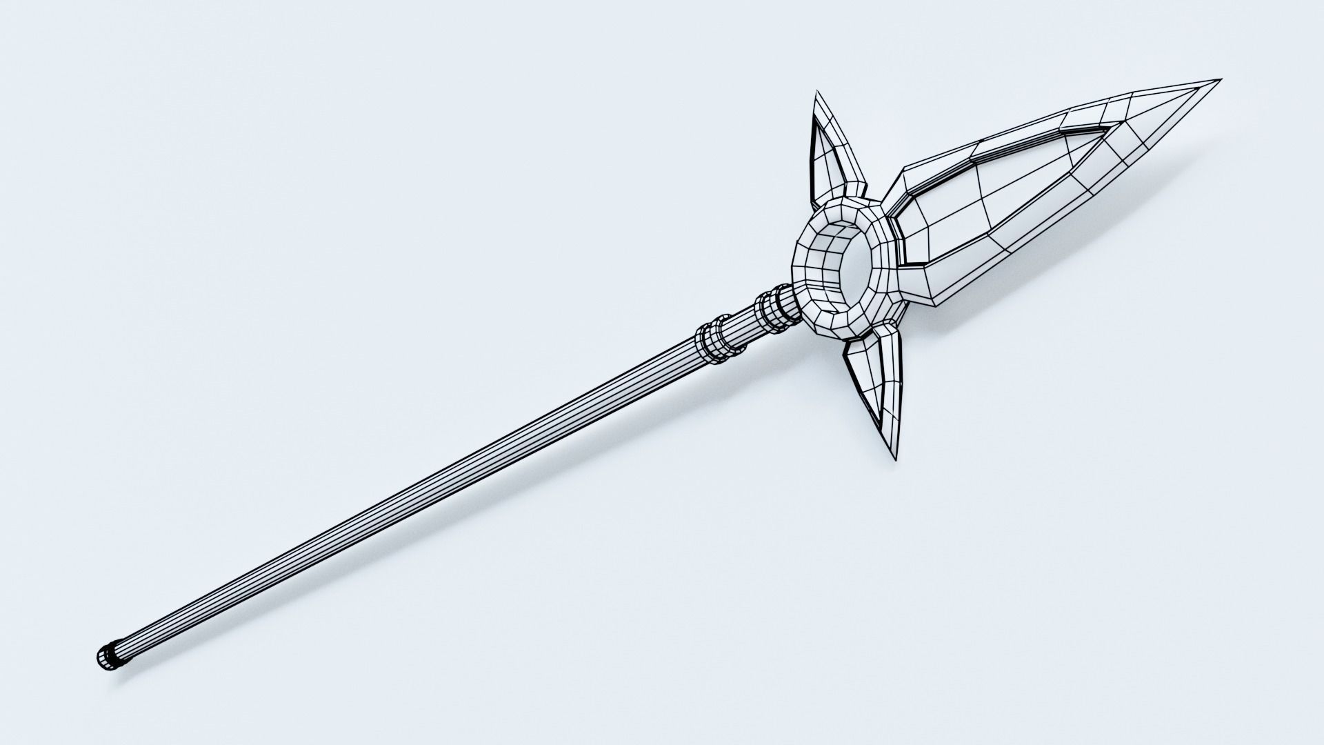 3D model Rune Spear VR / AR / low-poly | CGTrader