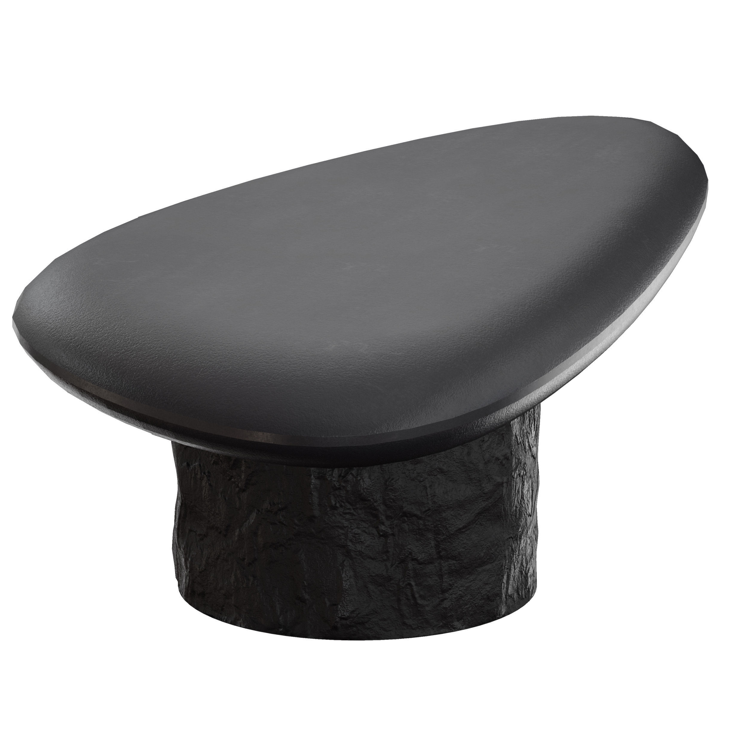 Galisteo Pebble Coffee Table Crate and Barrel 3D model | CGTrader