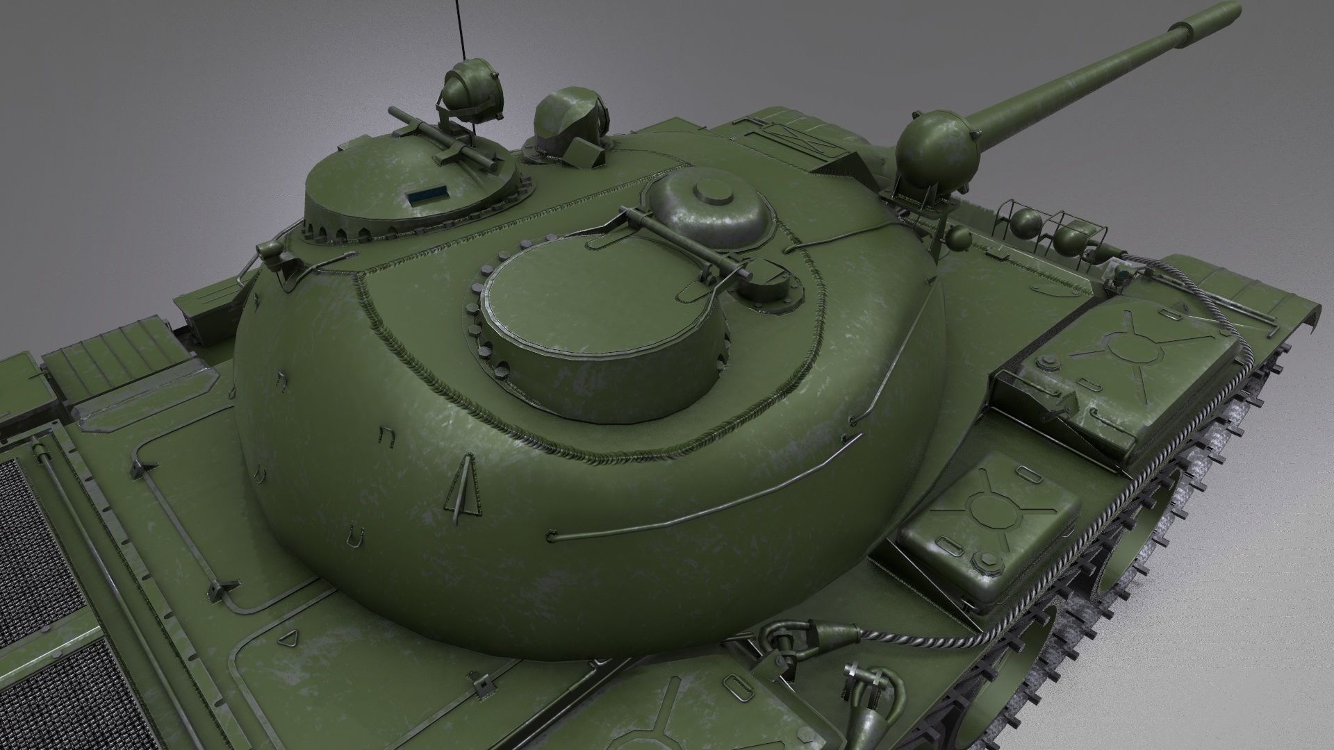 3D model T-55 with Shells VR / AR / low-poly | CGTrader