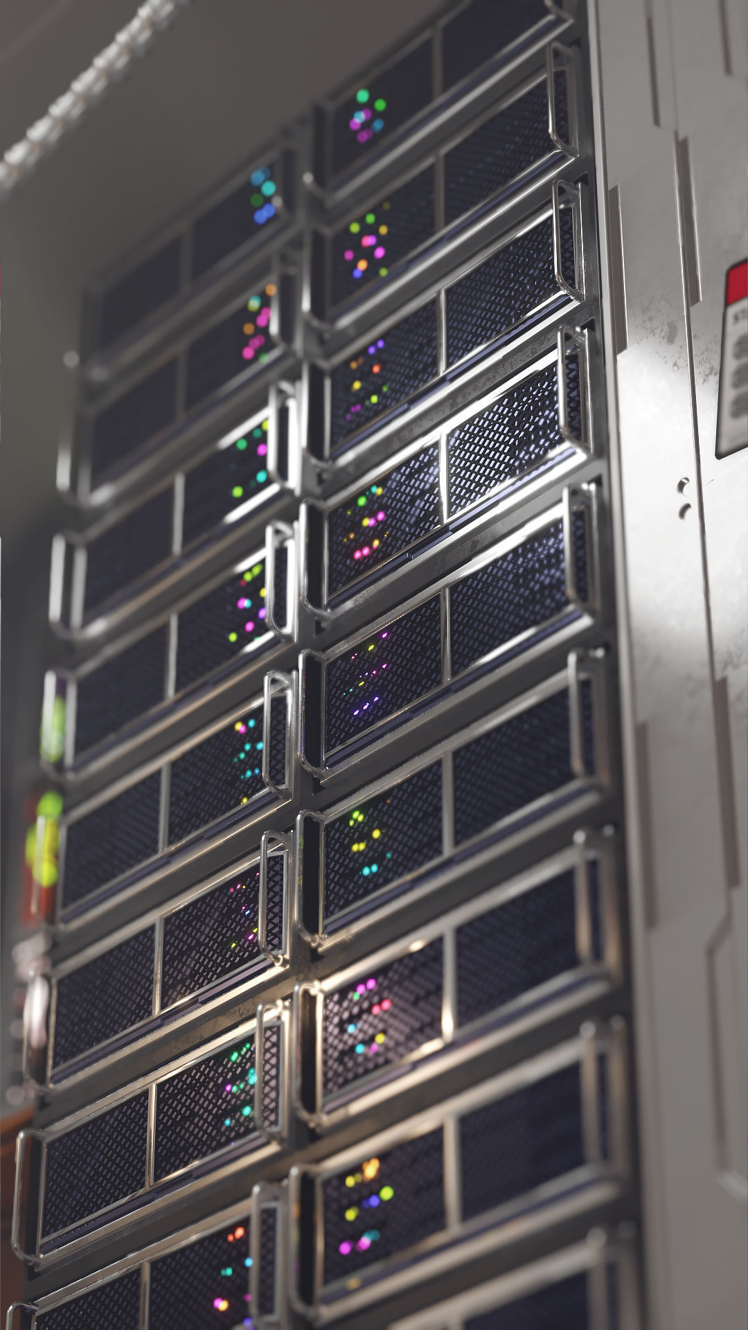 sci-fi shuttle server room textures eevee 3D model | CGTrader