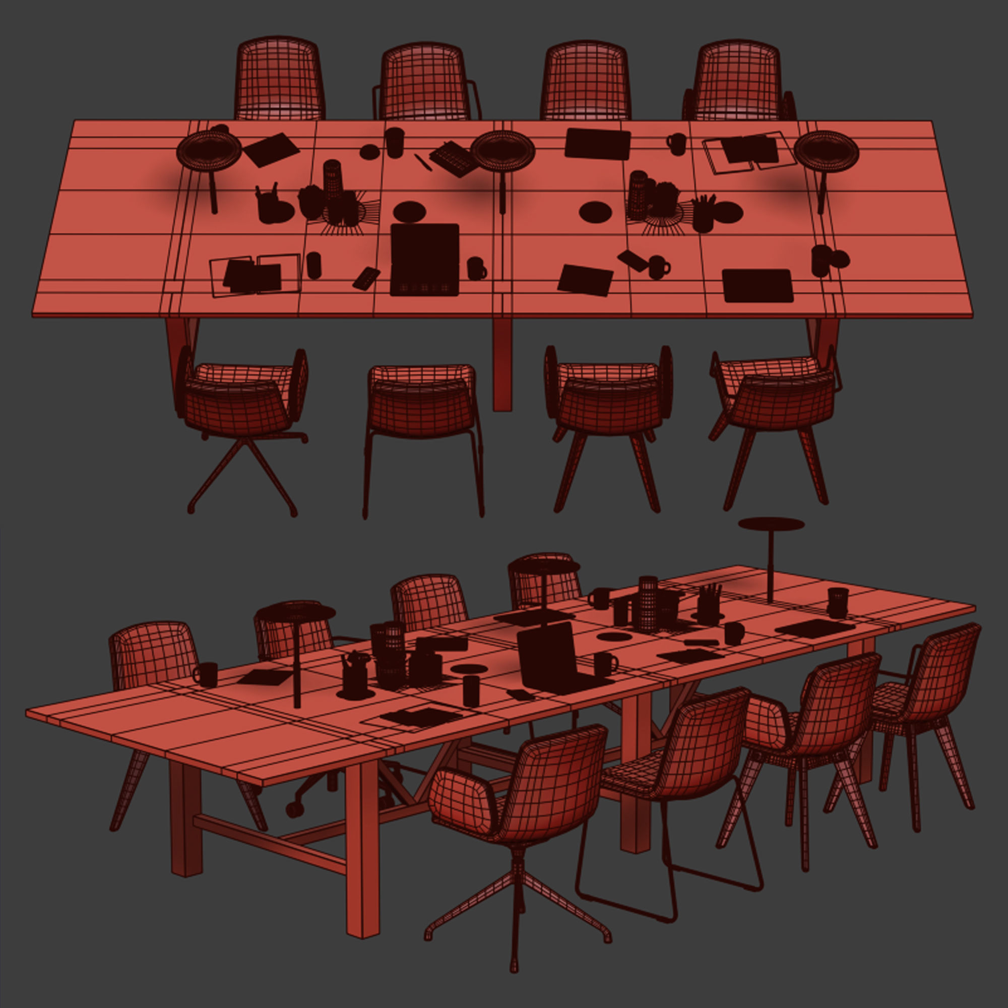OrangeBox - Conference Table BAE 3D model | CGTrader