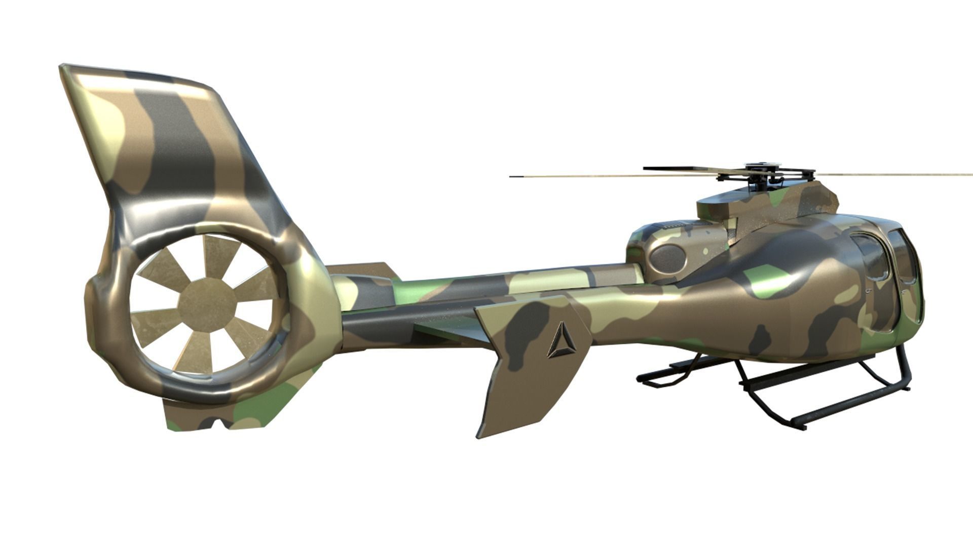 Helicopter military 3D model | CGTrader