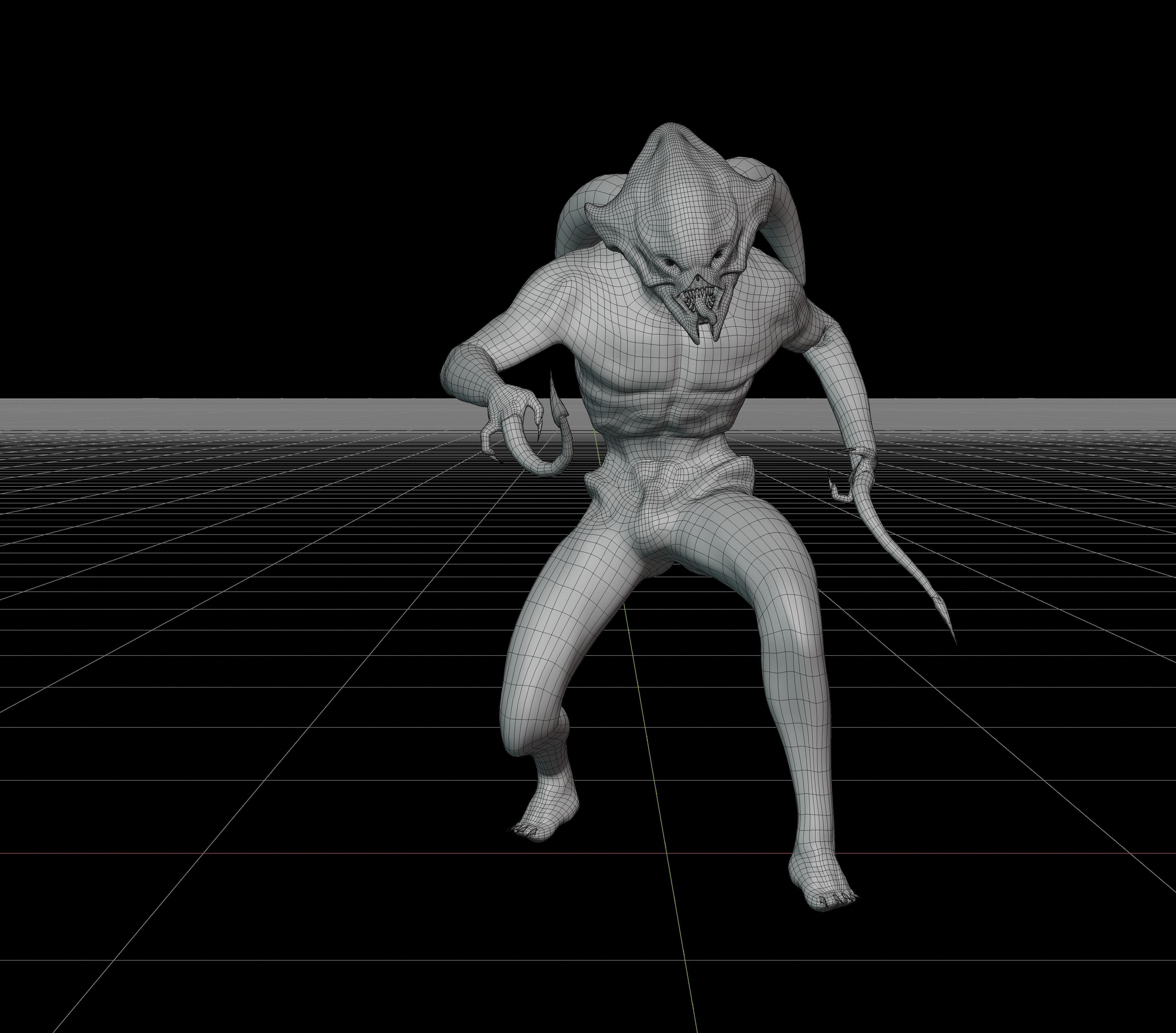 3D model Lasher Demon VR / AR / low-poly | CGTrader