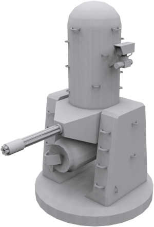 3D model Phalanx CIWS VR / AR / low-poly | CGTrader