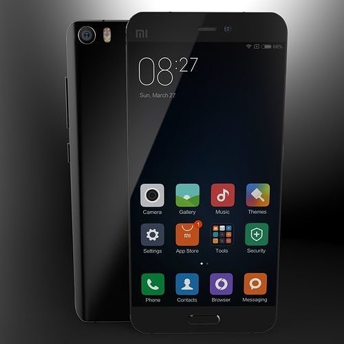 3D model mobile phone Xiaomi mi5 VR / AR / low-poly | CGTrader
