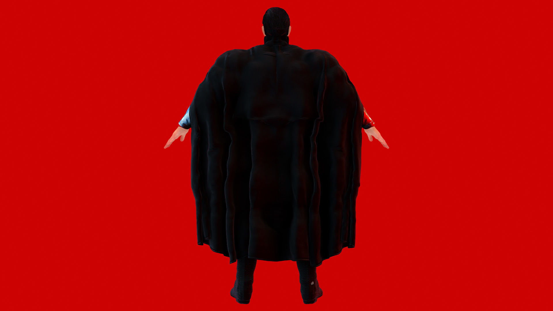 Superman Of Earth X - Overman 3D model rigged | CGTrader