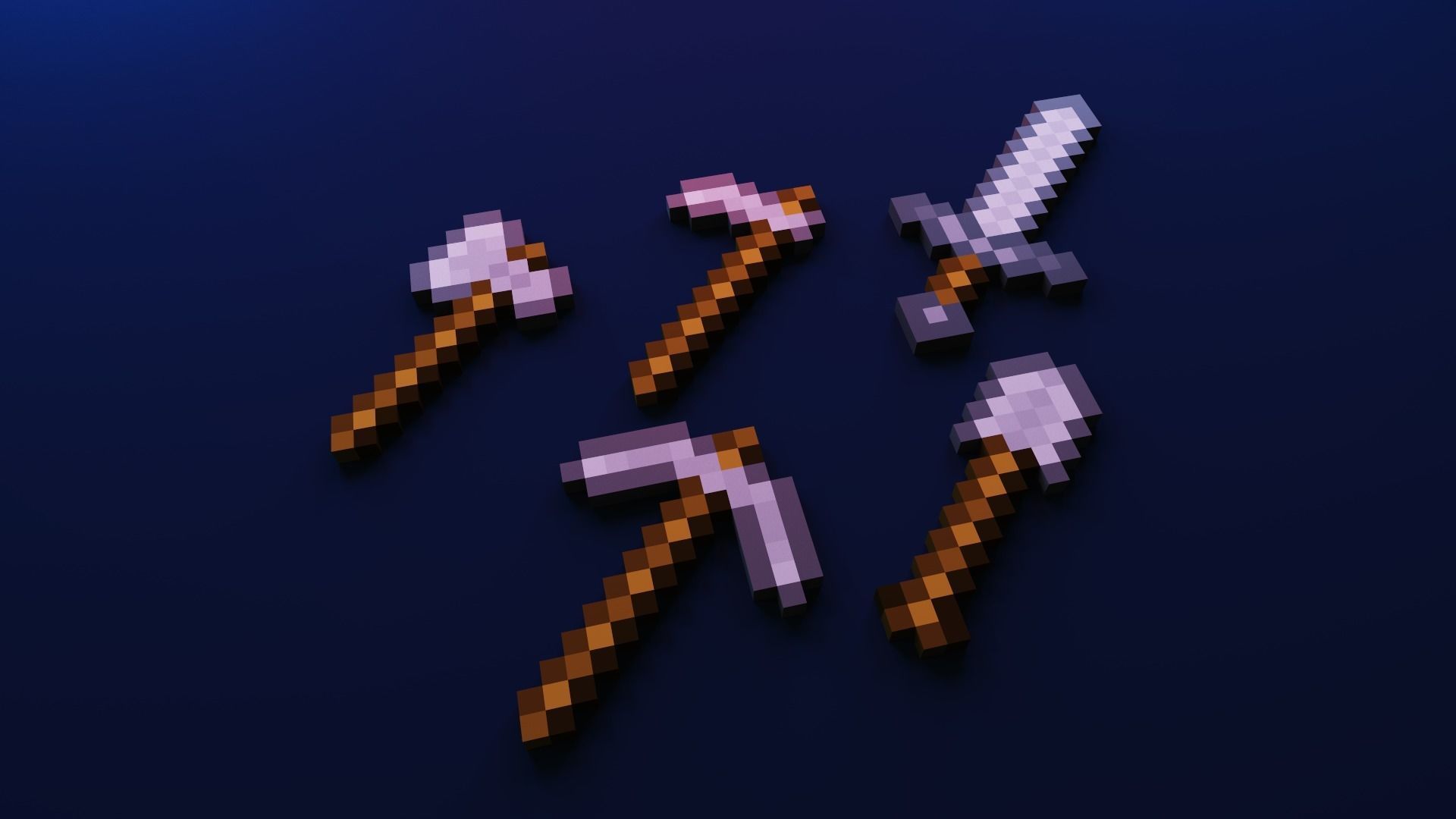 3D model Minecraft Items Pack VR / AR / low-poly | CGTrader