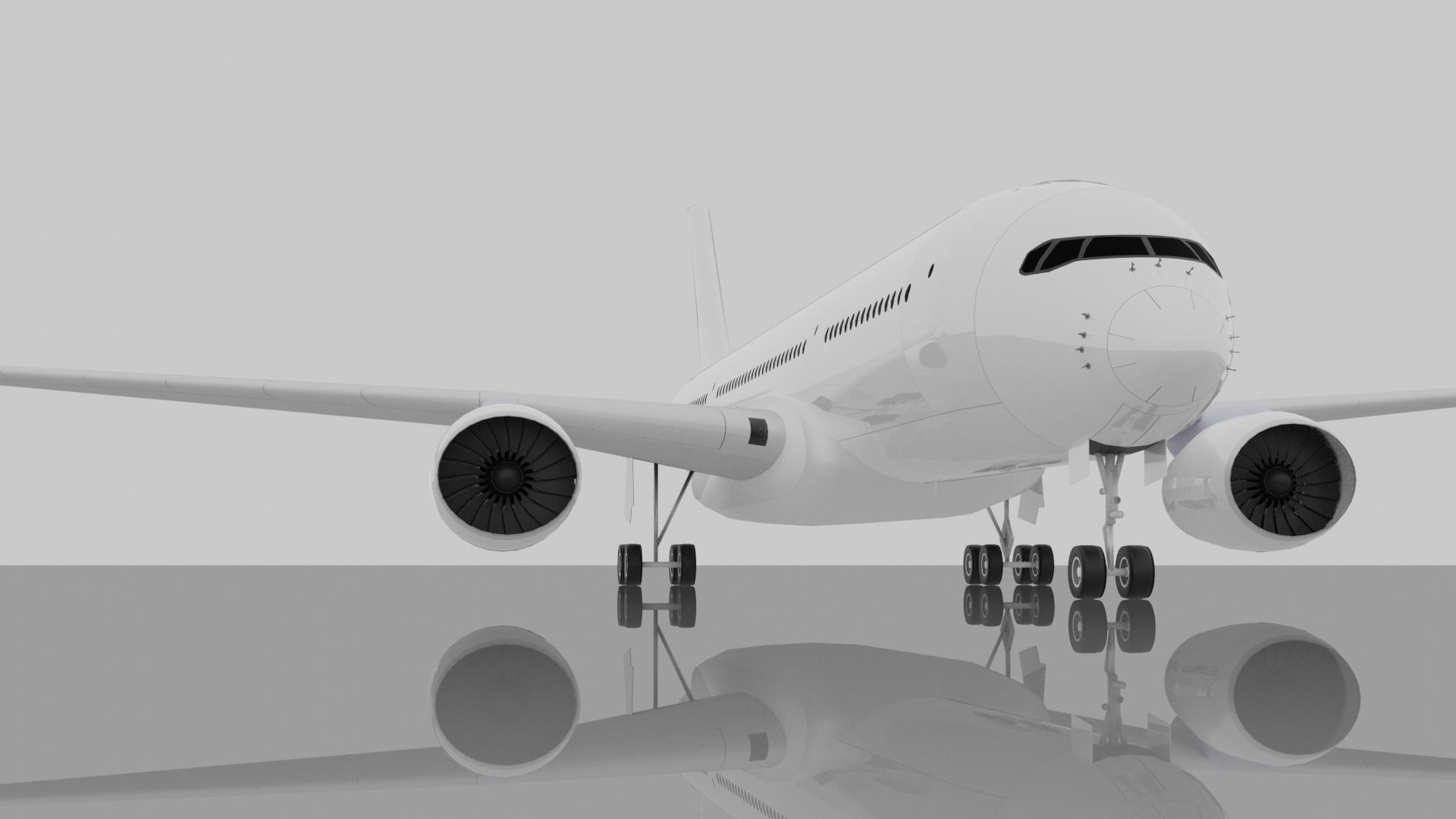 Airbus A350-900 XWB 3D model | CGTrader