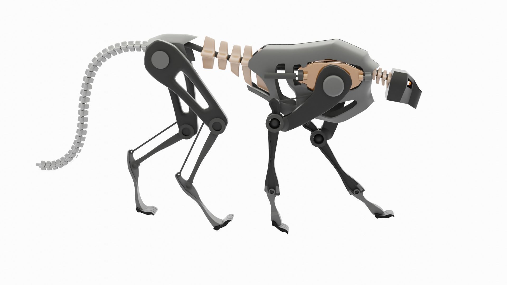 robotic animal free 3D model | CGTrader