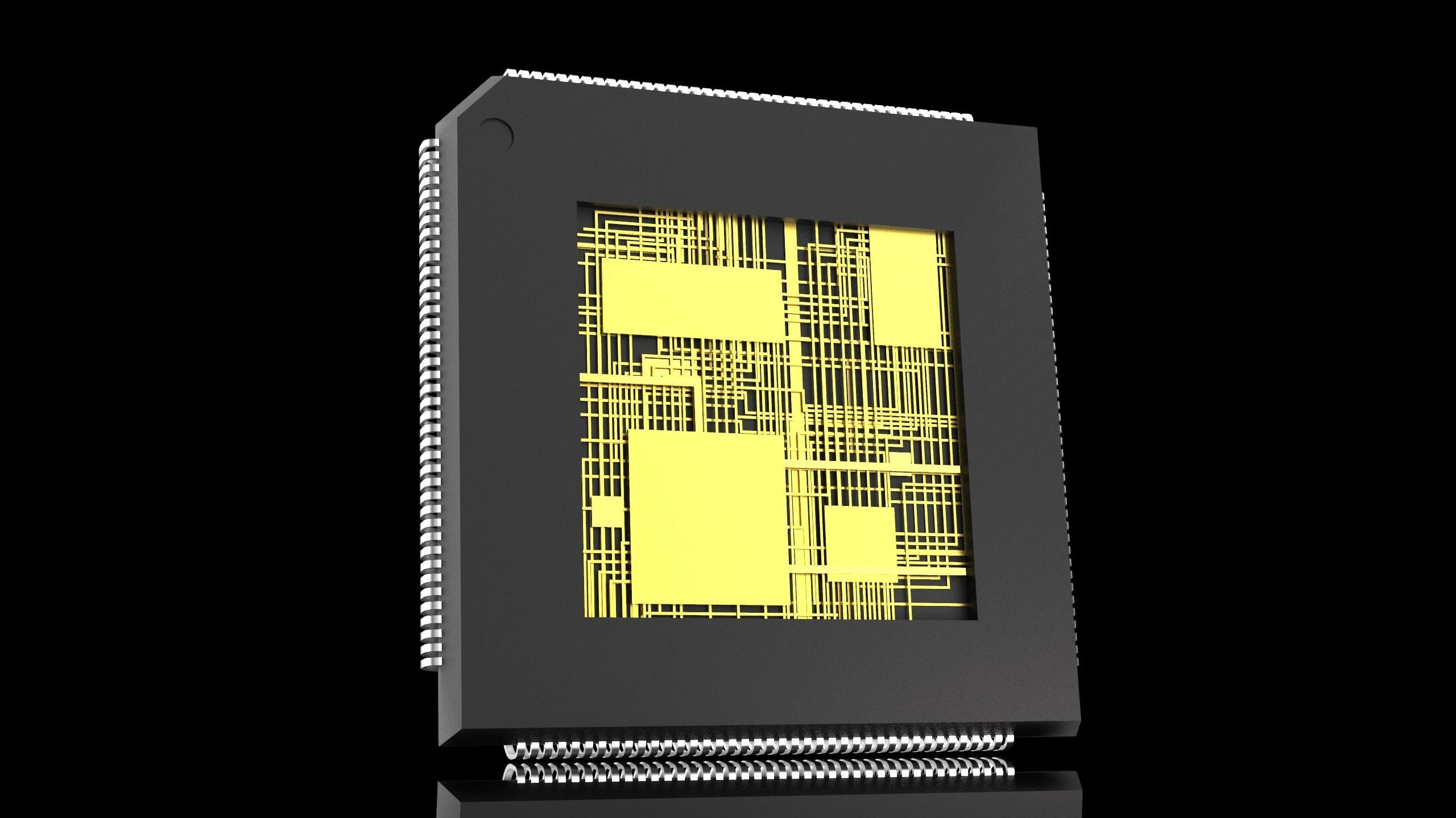 Central computer processors CPU 3D model 3D model 3D model | CGTrader