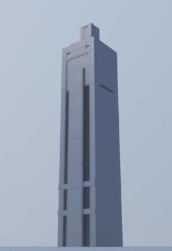 gits style building 022 free 3D model | CGTrader