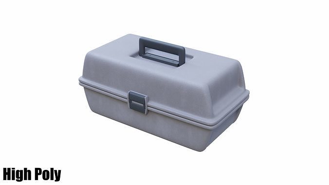3D model Simple Tool Box VR / AR / low-poly | CGTrader