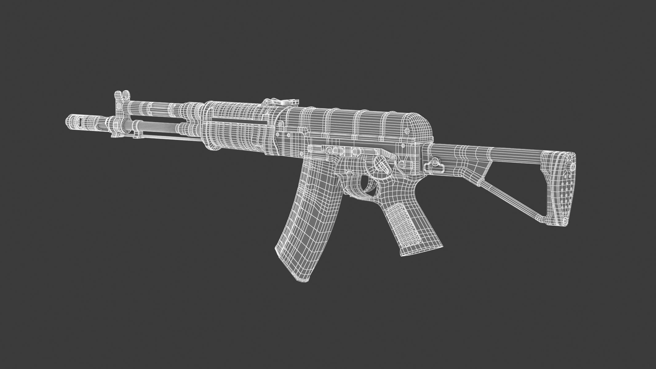 AEK-971 ak - rifle 3D model | CGTrader