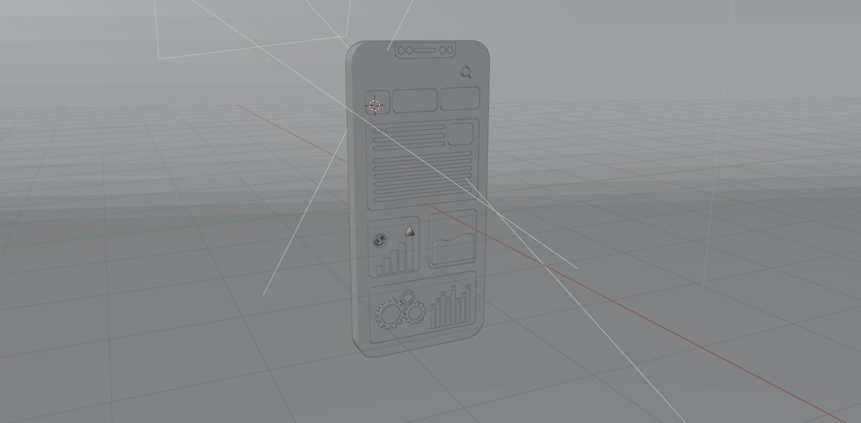 3D model 3D Model Design User Interface Mobile Apps VR / AR / low-poly ...