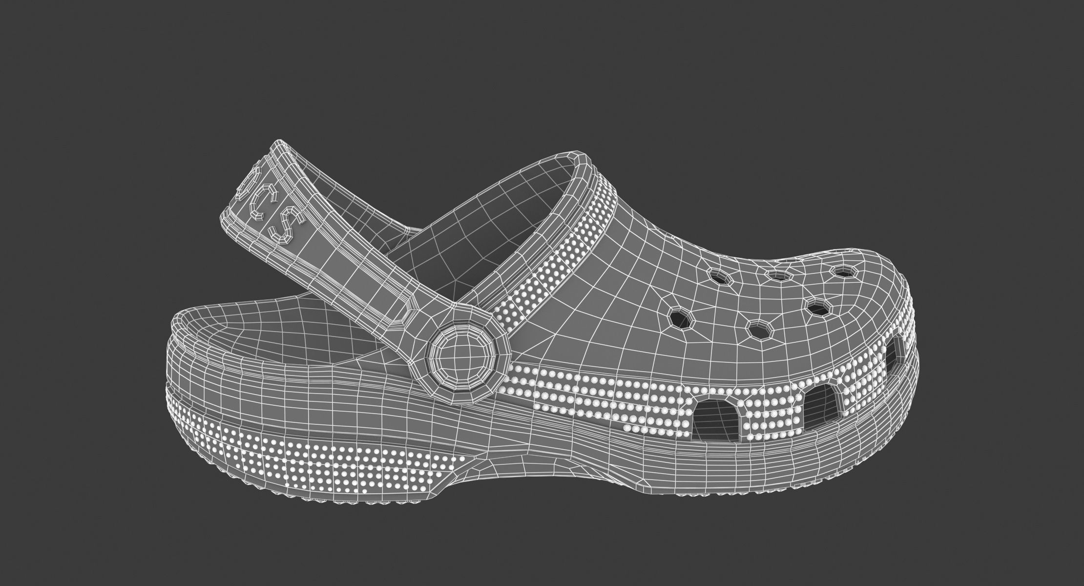 Crocs Classic Clog Slate Grey 3D model | CGTrader