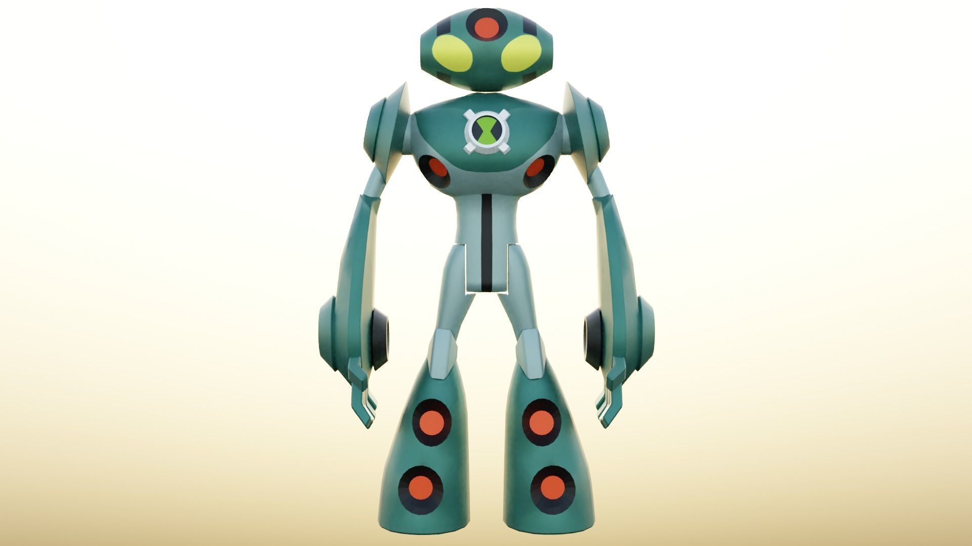 3D model Ben 10 Ultimate Allen Echo Echo VR / AR / low-poly | CGTrader