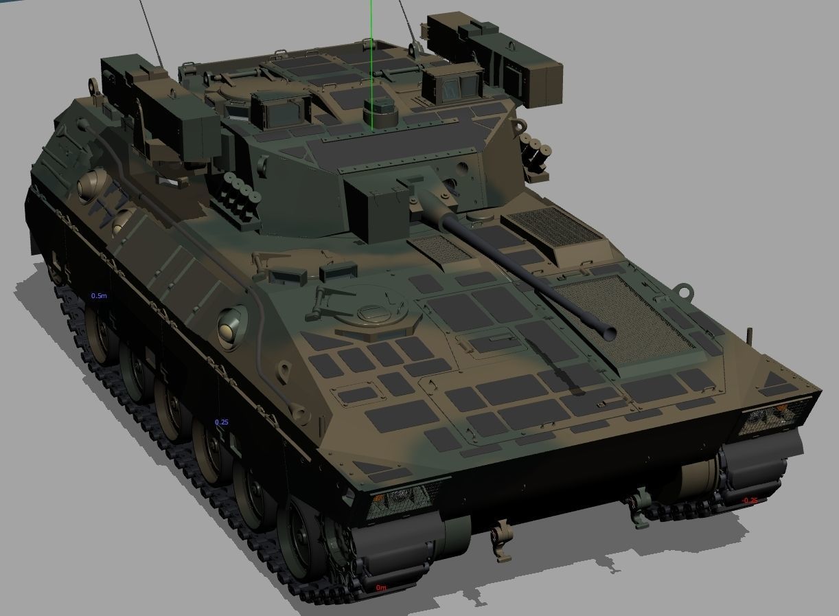 JGSDF Type 89 armored combat vehicle 3D model | CGTrader
