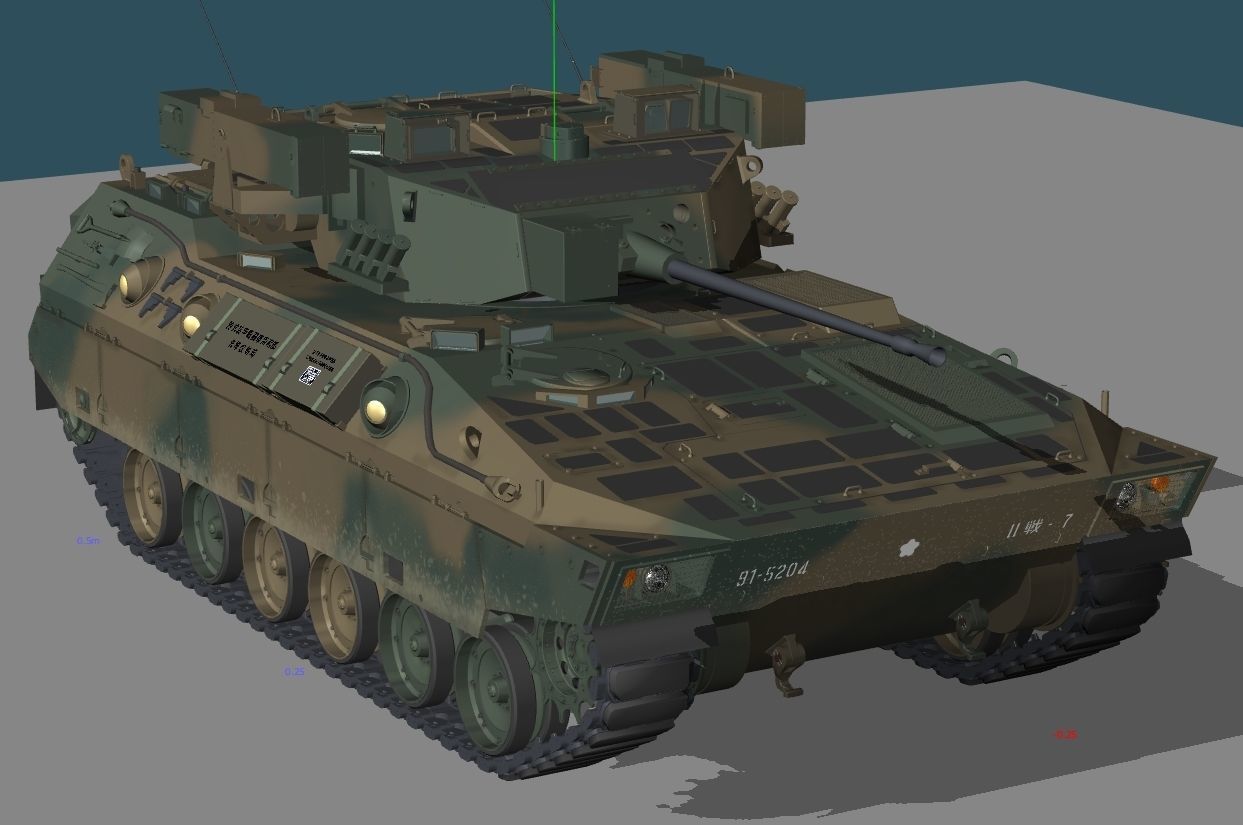 JGSDF Type 89 armored combat vehicle 3D model | CGTrader