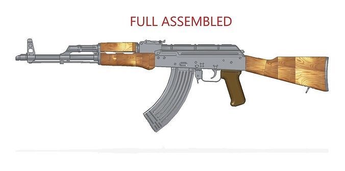 AKM 6P1 3D model | CGTrader