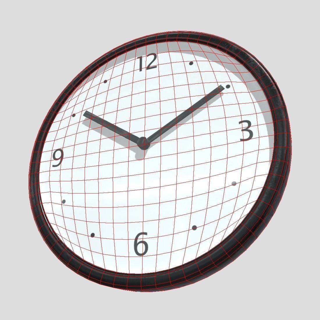 CC0 - Wall Clock 3 free VR / AR / low-poly 3D model | CGTrader