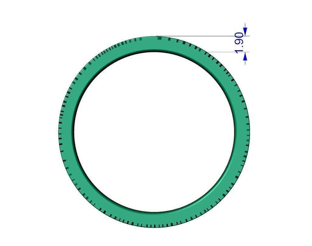 Wedding Set Rings Finger Print Styles CAD Design- CC125M 3D model 3D ...