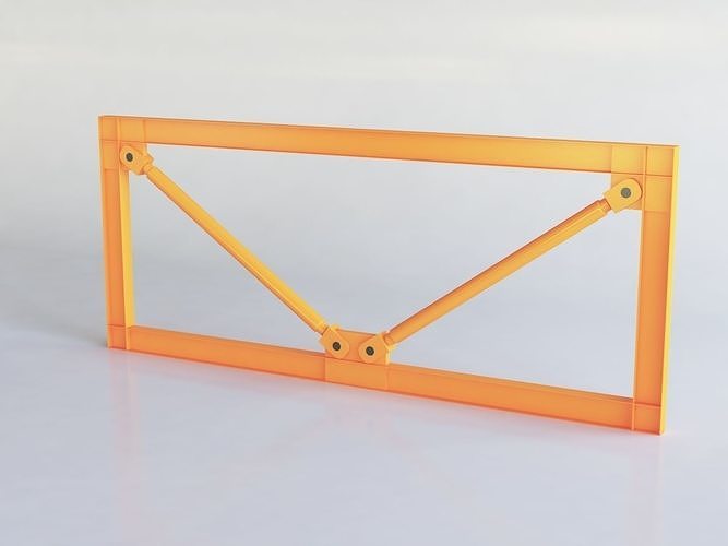 3D model cross brace cross bracing brace VR / AR / low-poly | CGTrader